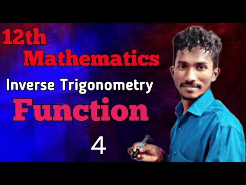 Mathematics class 12 Inverse trigonometry function ...