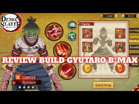 Review Build Gyutaro B⭐Max‼️Test Solo Arena Vs 5 Hero 🔥 Demon Slayer ...