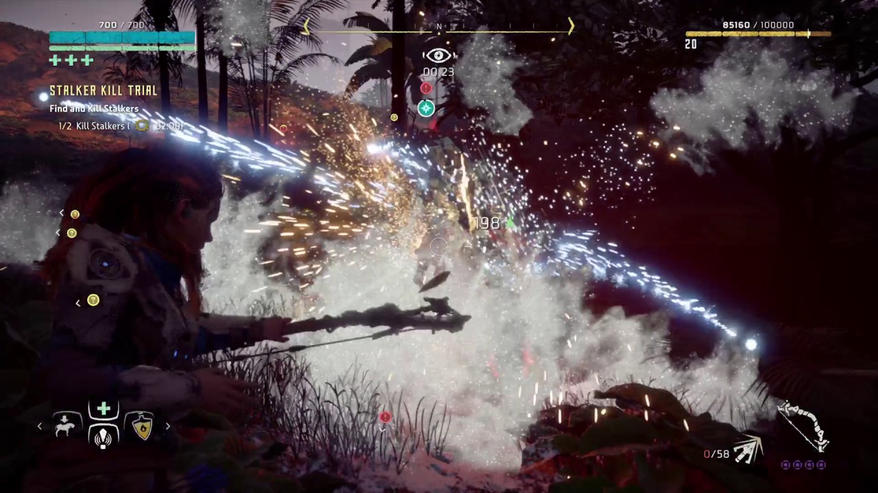 Horizon Zero Dawn - Stalker Kill (Ultra Hard) - 00:24 (Blazing Sun ...