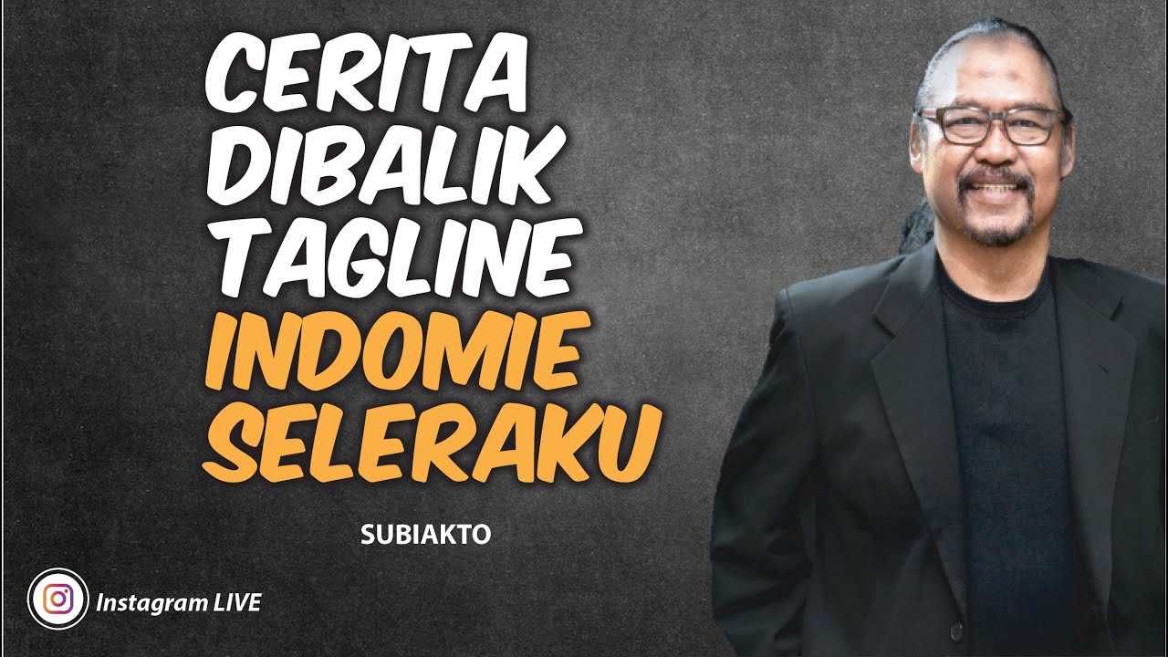 CERITA DIBALIK TAGLINE INDOMIE SELERAKU - YouTube