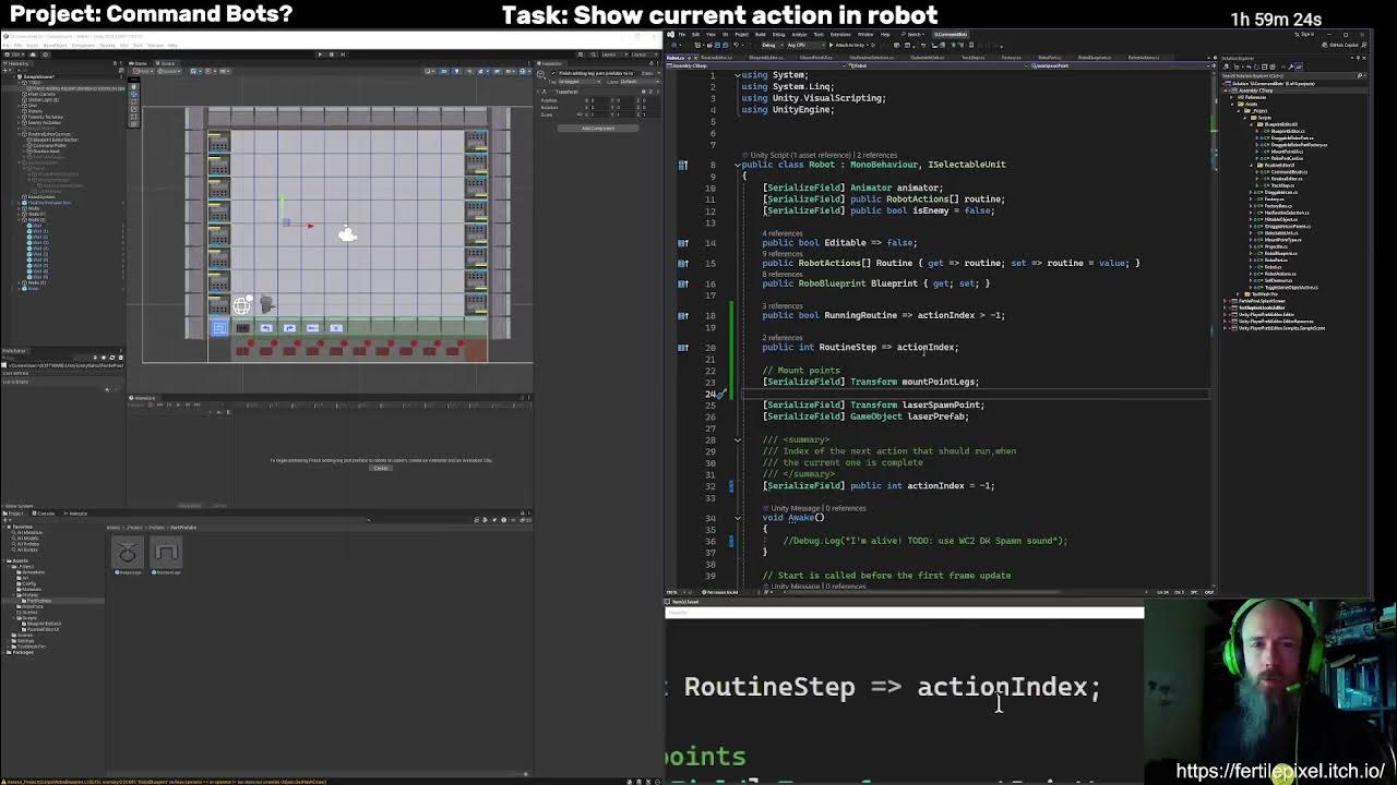 Robot game - Unity C# Dev - YouTube