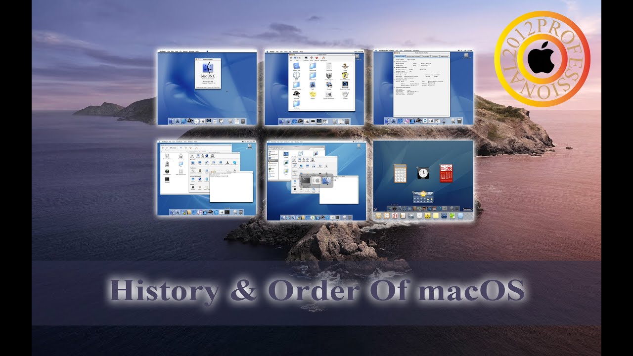 History and Order of macOS - YouTube