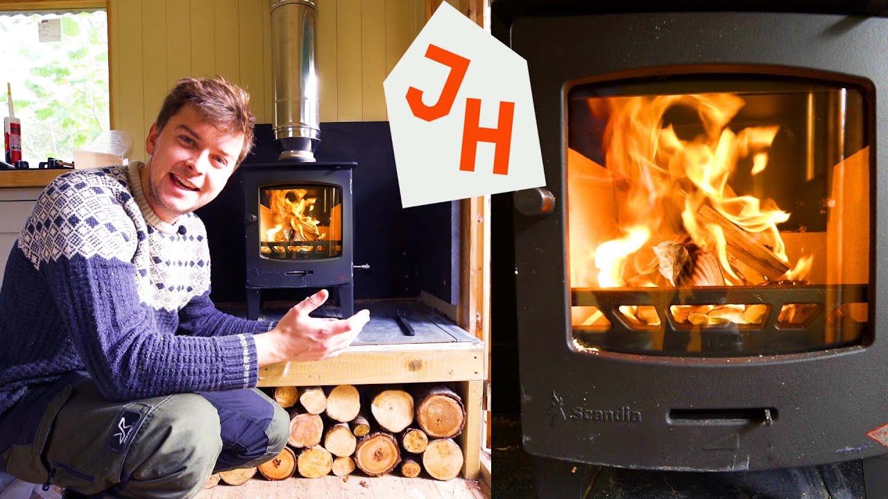 Installing a Wood Stove in my OFF GRID Shepherd Hut Cabin | Episode 2 ...