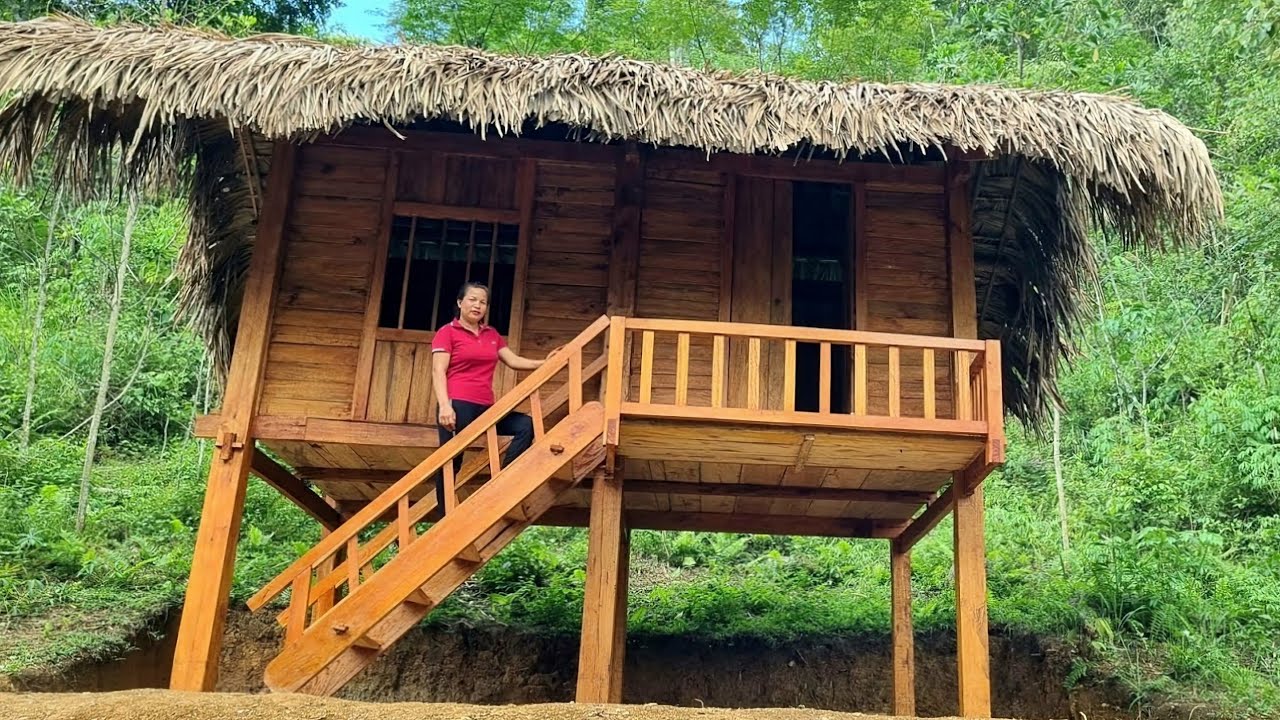 full video: How to make a 2-story house out of wood - YouTube