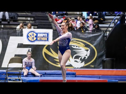 Leah Clapper (Florida) 2/4/2022 Floor vs Missouri 9.850 - YouTube