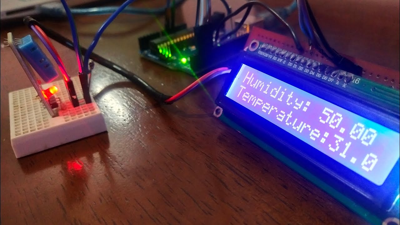 How to make Arduino Humidity and Temperature Display using DHT11 module ...