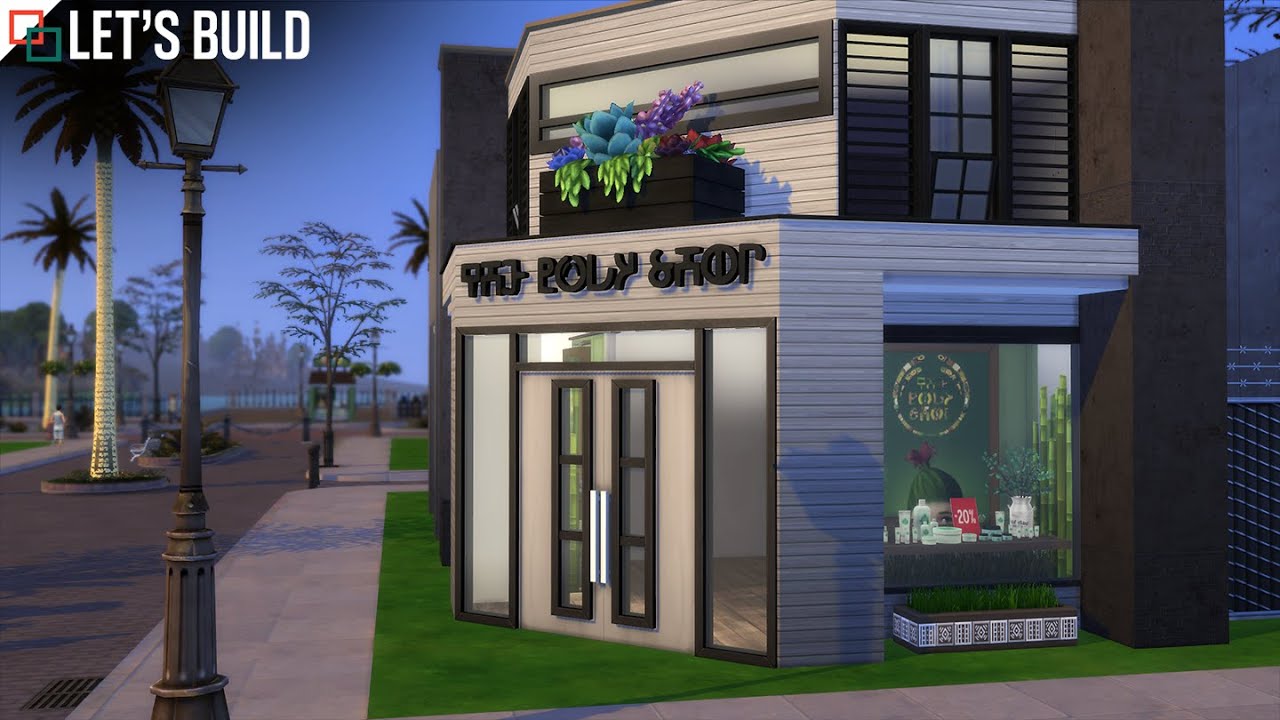 I'M BUILDING A BODY SHOP! | Let's Build a Shopping District | Part 1 ...
