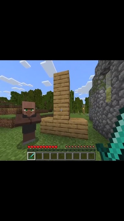Should I give him a job? #minecraft #funny - YouTube