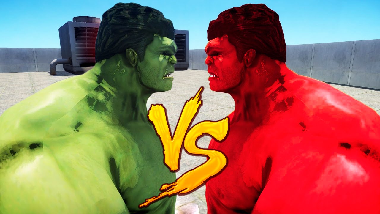 The Incredible Hulk Vs Red Hulk - Epic Battle - YouTube