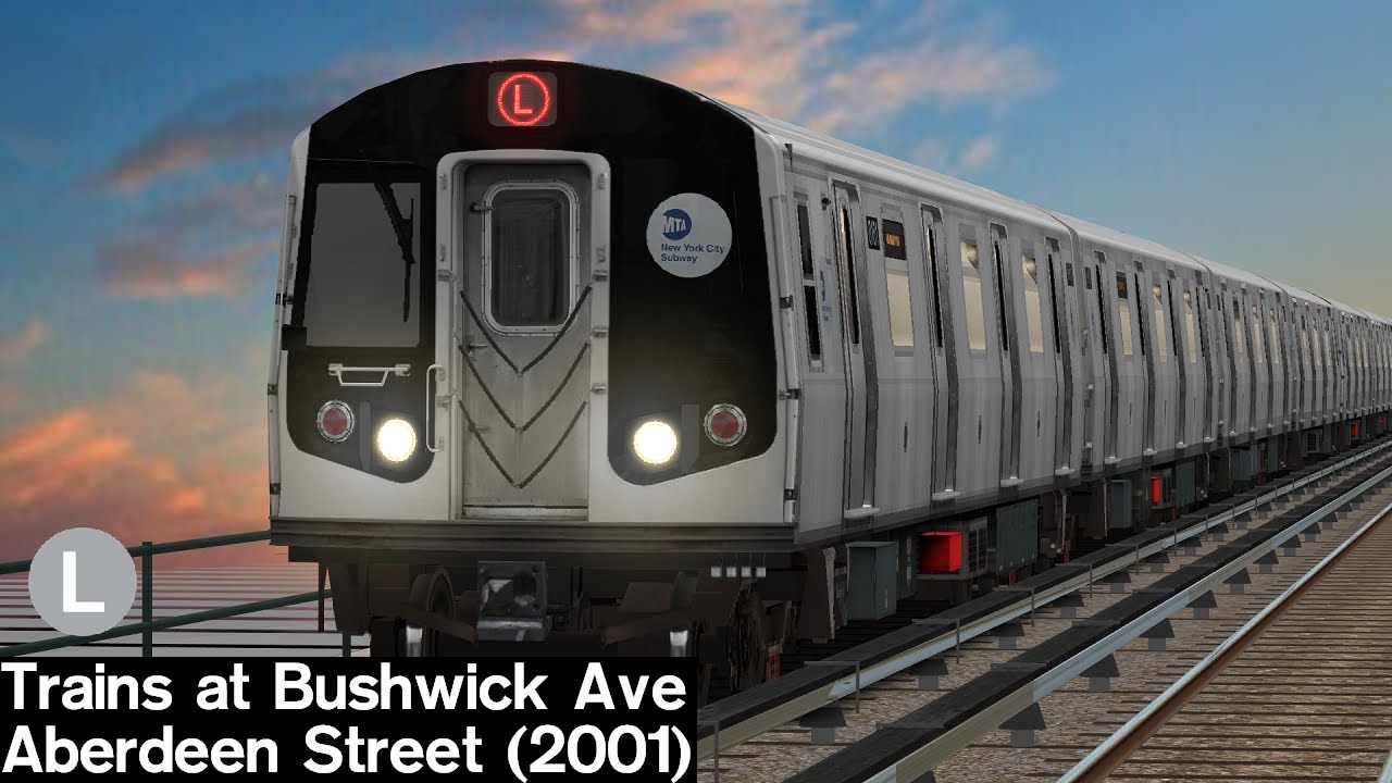 OpenBVE Virtual Railfanning: L Trains at Bushwick Ave - Aberdeen St ...