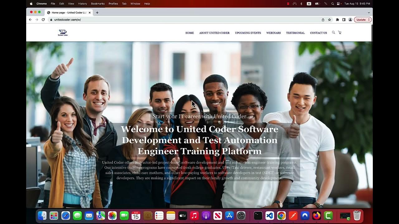 United Coder English for IT October 2023 Program(Uychurche) - YouTube