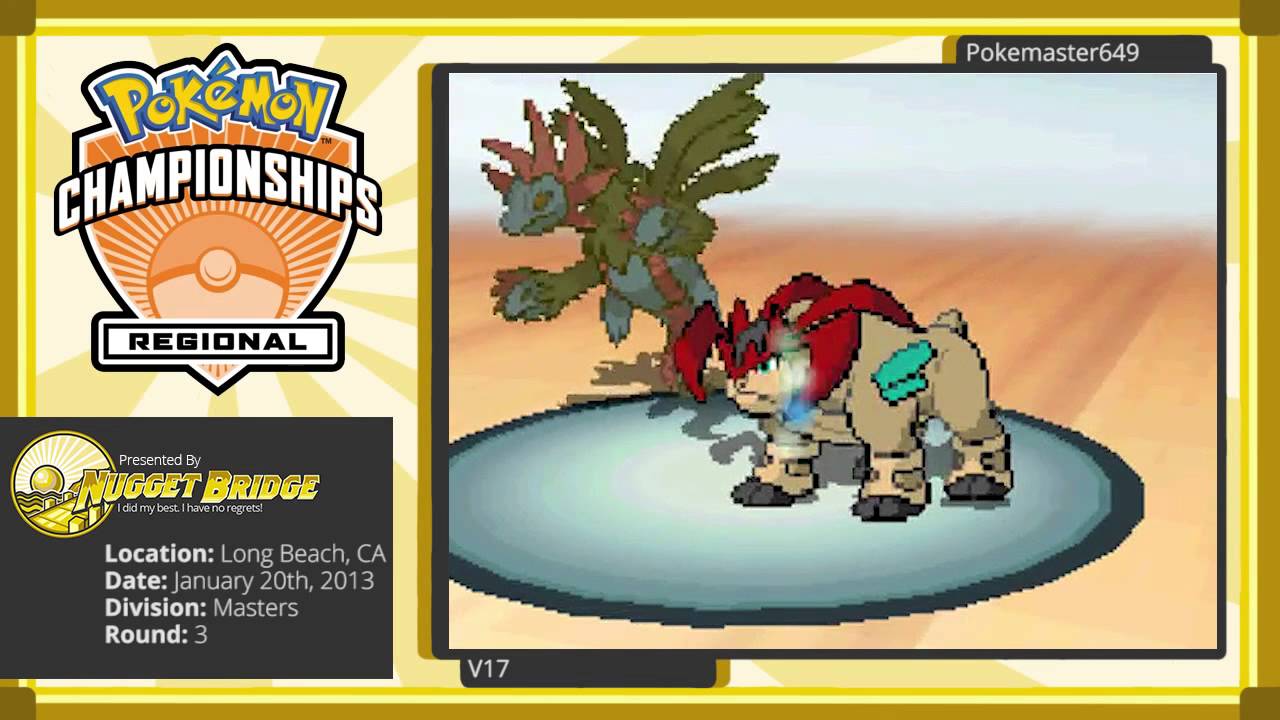 VGC '13 SoCal Regional: Collin B. (V17) vs Pokemaster649 - YouTube