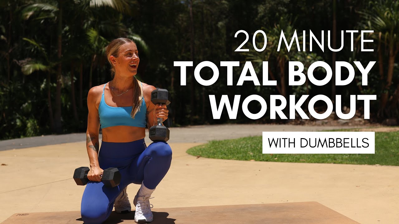 20-MIN TOTAL BODY WORKOUT | Circuit (dumbbells) with core finisher ...