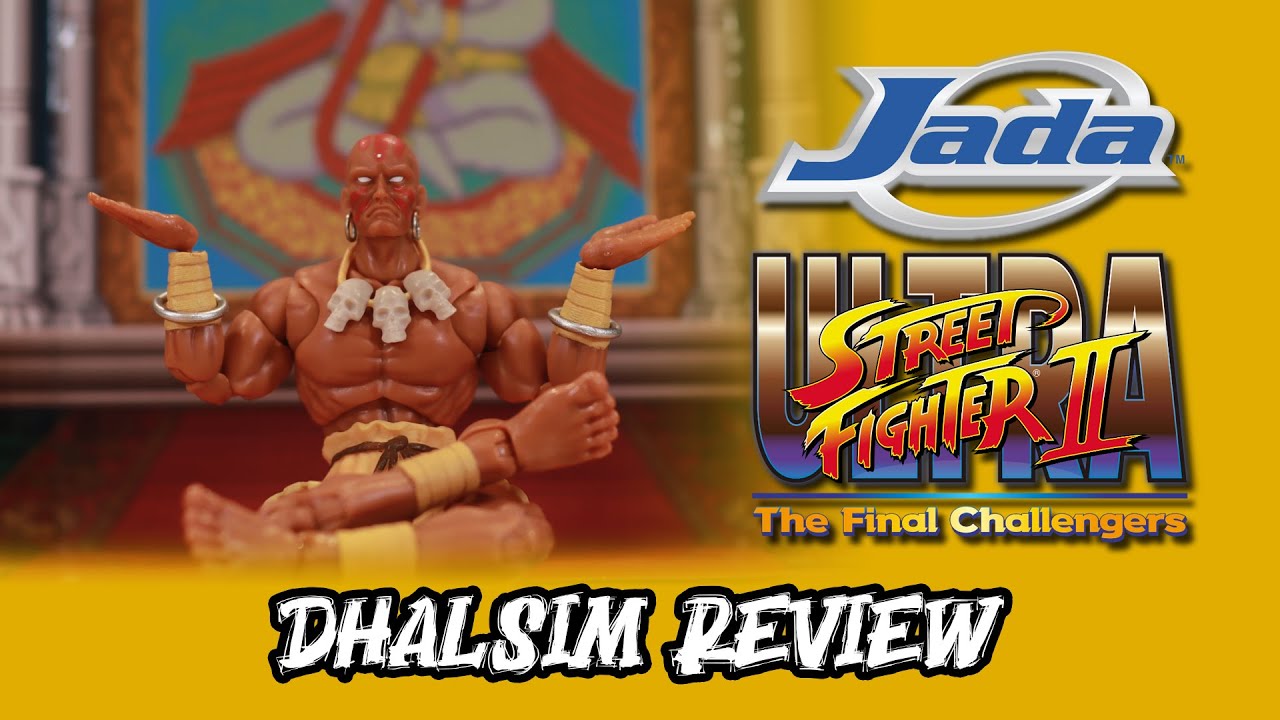 Jada Toys Dhalsim Ultra Street Fighter 2 Action Figure Review - YouTube