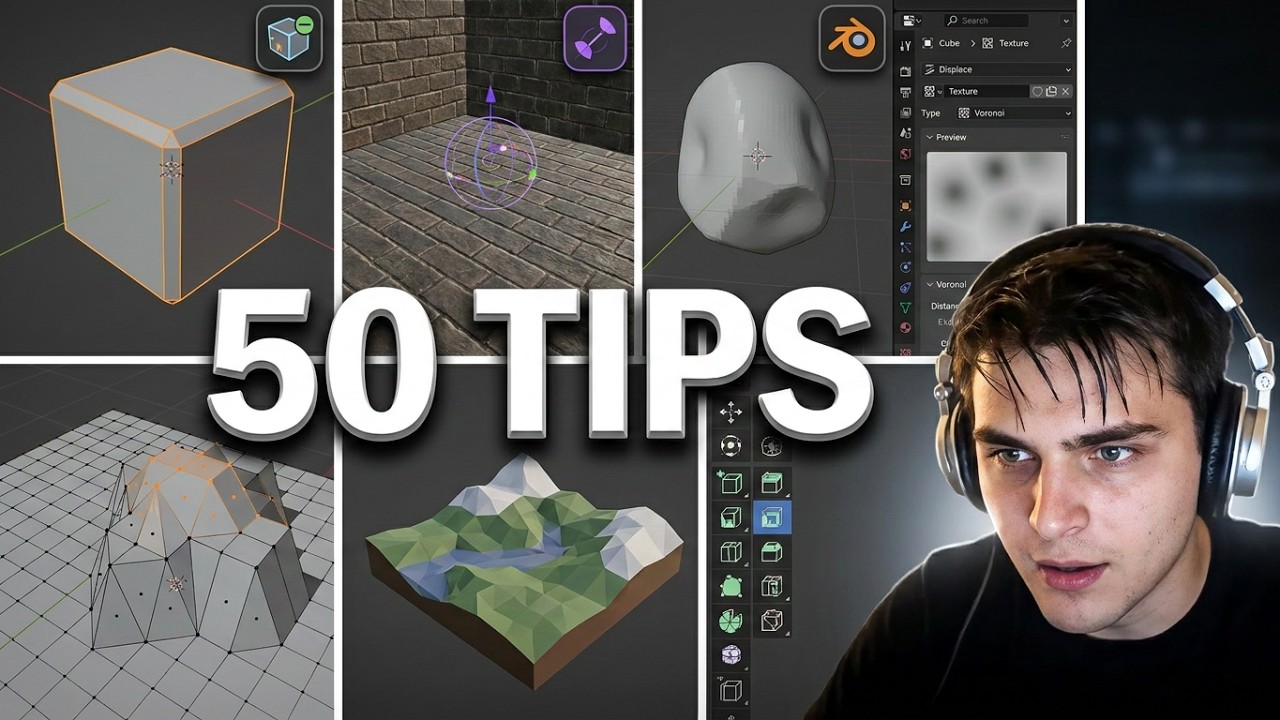 50 Blender Tips You Wish You Knew Earlier (Beginner to Intermediate ...