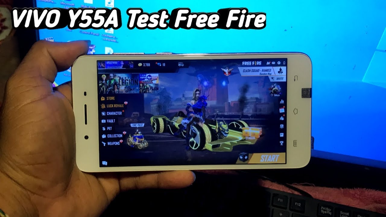 VIVO Y55A Test Free Fire Graphics High - YouTube