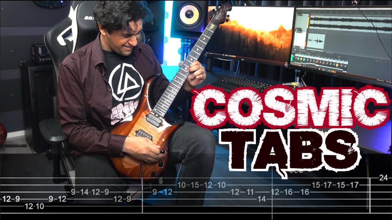 Avenged Sevenfold - COSMIC guitar solo with TABS - YouTube