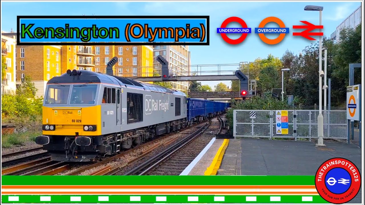 Trains at Kensington (Olympia) [KPA] - WLL (16/10/2023) - YouTube