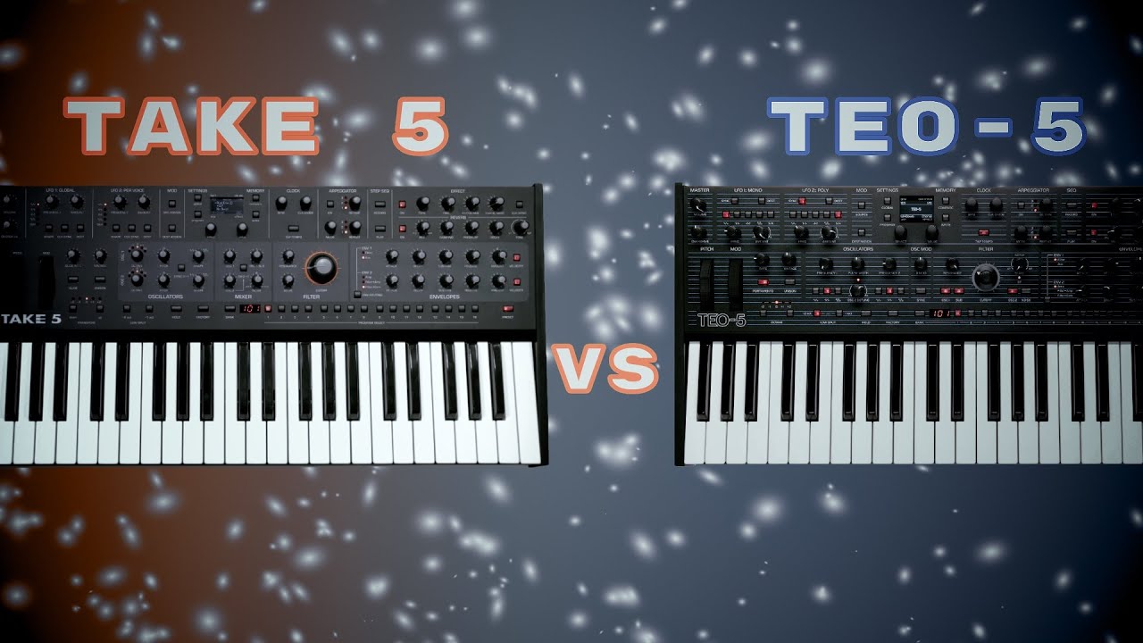 Oberheim TEO-5 vs Sequential Take 5 - YouTube