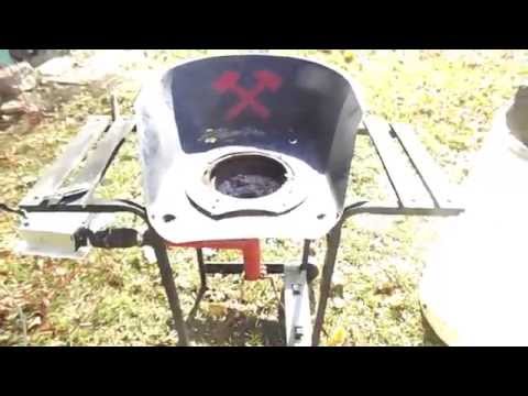 Frankenforge (DIY brake rotor forge) - YouTube