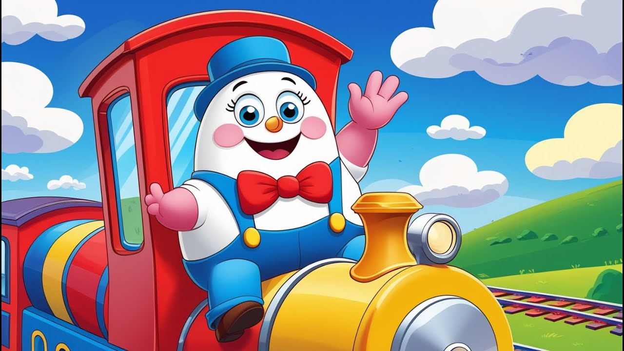 Humpty Dumpty’s Train Adventure 🚂 | Fun Nursery Rhyme for Kids - YouTube