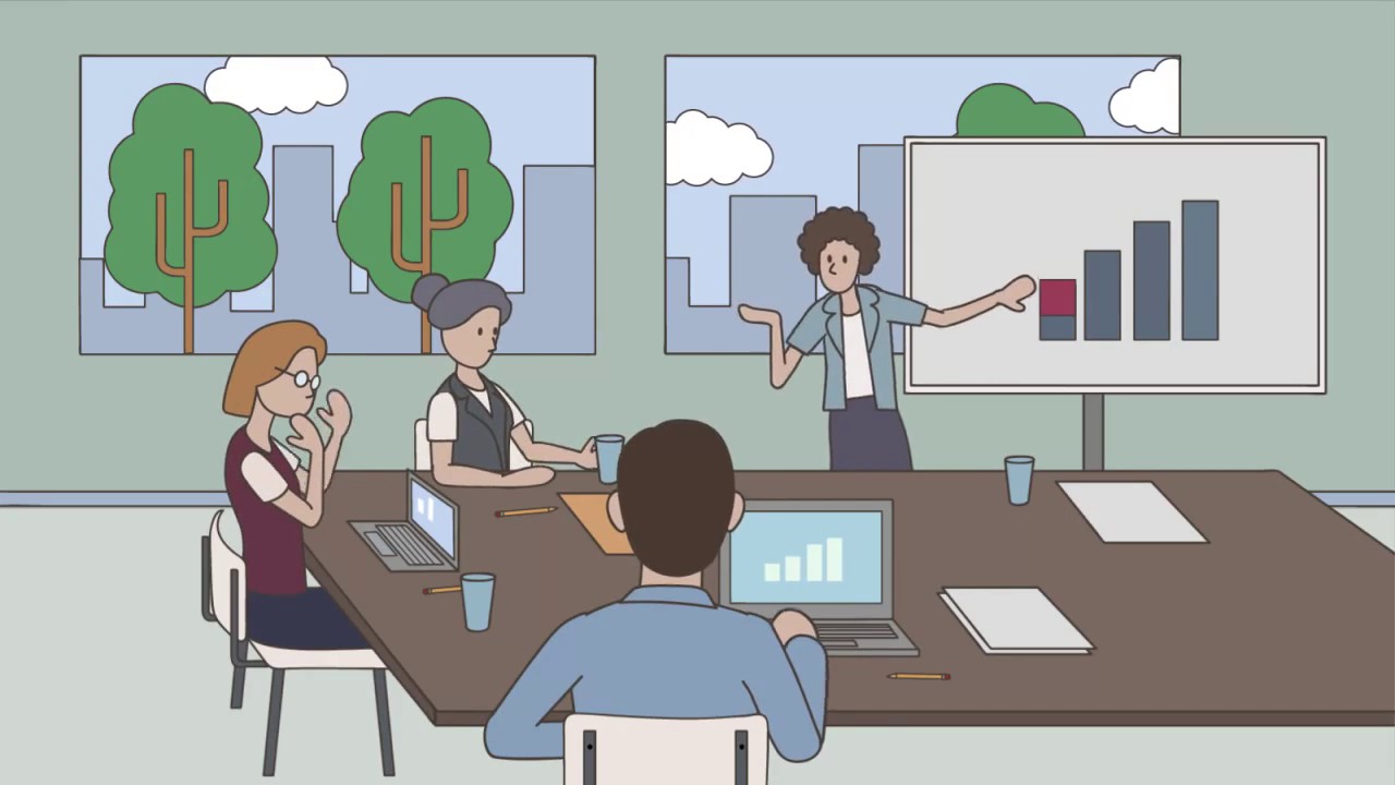 Animated Background "Meeting" - YouTube