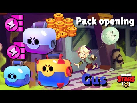 Brawl Stars pack opening pour Gus + Gameplay - YouTube