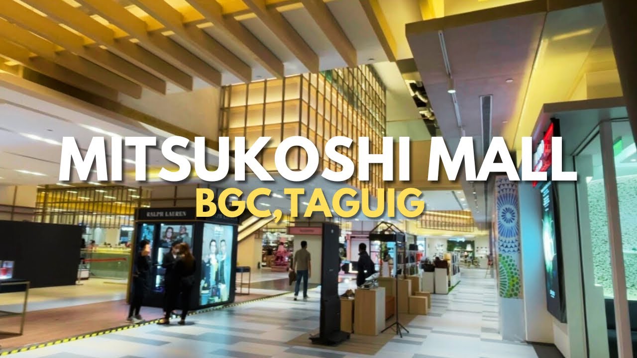 MITSUKOSHI MALL | A Japanese-Inspired Mall in BGC | Walking Tour 2023 | Taguig Philippines - YouTube