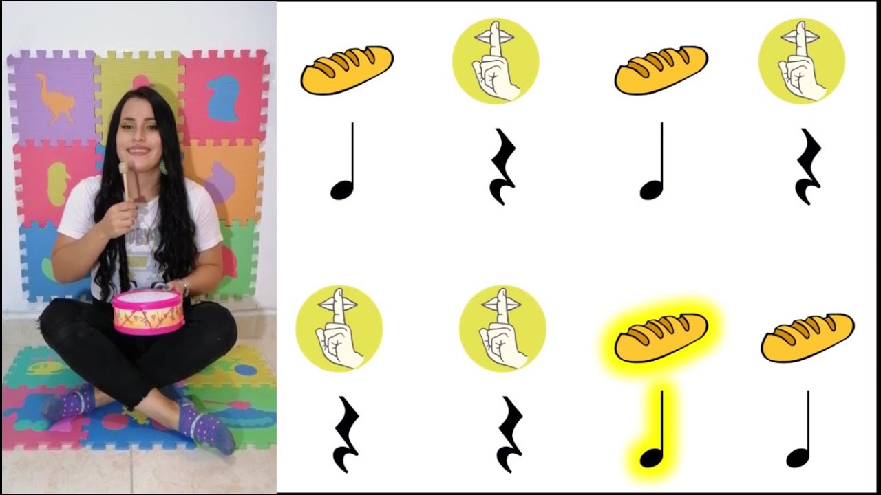 PRACTICANDO LA NEGRA Y SU SILENCIO (actividad de lectura rítmica) - YouTube