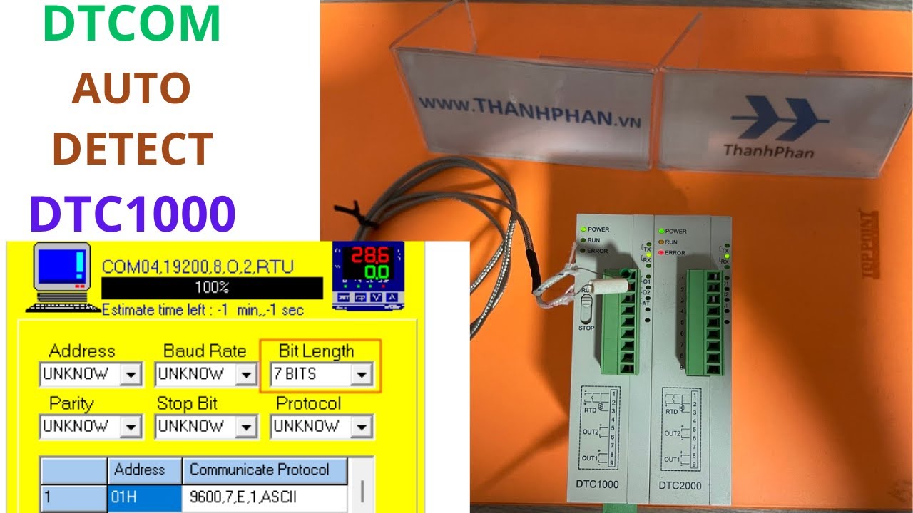 Delta DTCOM Auto detect DTC1000 DTC2000 - YouTube