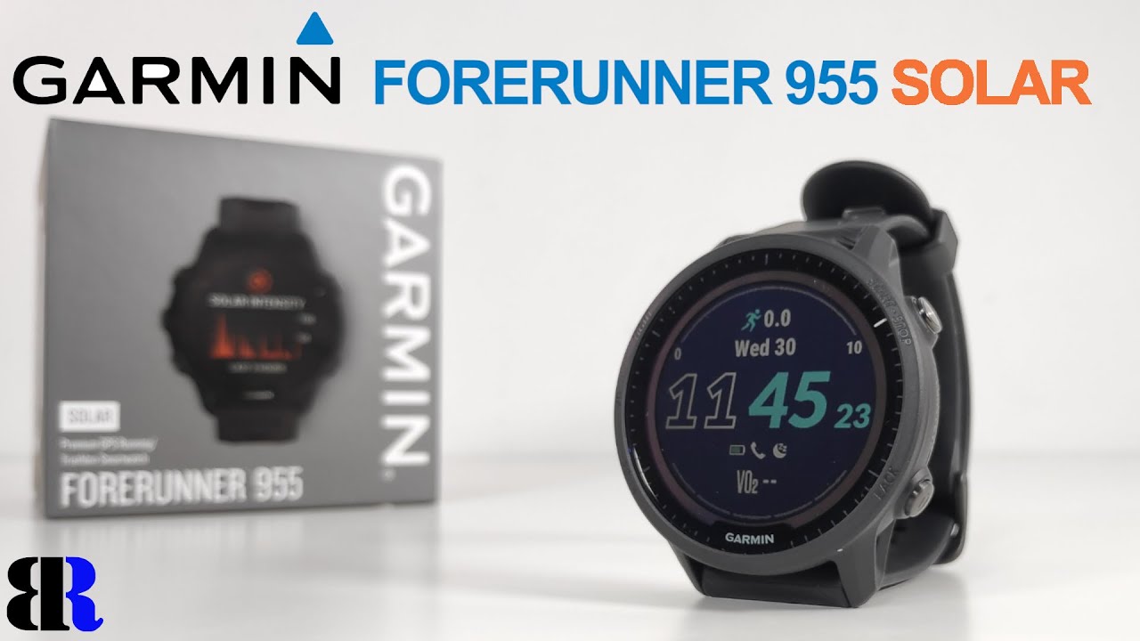 Garmin Forerunner 955 Solar Smart Watch Unboxing + Set Up - YouTube