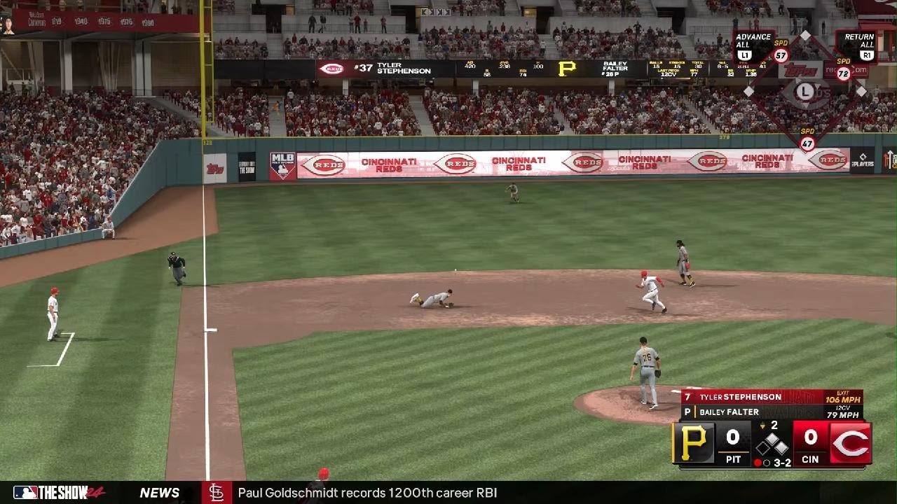 Fraley longest HR hit this season - YouTube