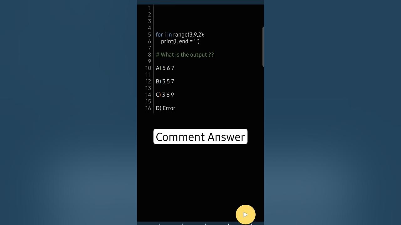 Comment Answers Correct Answer Will Be Pinned Pythontutorial Coding Python Code Youtube