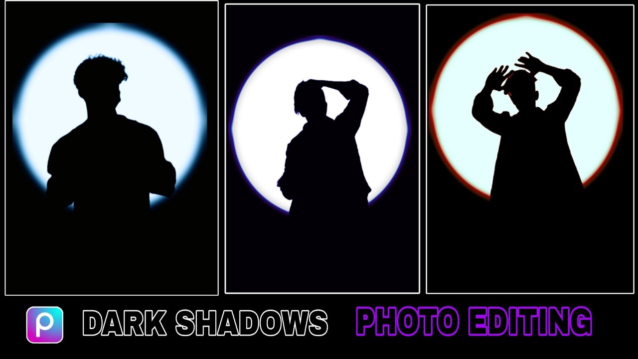 Dark Shadow Photo Editing in Picsart || Picsart Dark Shadow Glowing ...