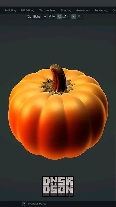 Pumpkin Modeling Tutorial In Blender Blender Blender3d Blendertutorial Blendermodeling