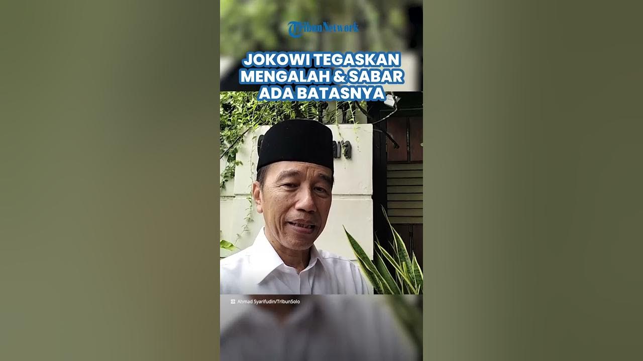 Jokowi Bantah Tudingan Kirim Utusan ke PDIP, Tantang Ungkap Nama & Tegaskan Sabar Ada Batasnya ...