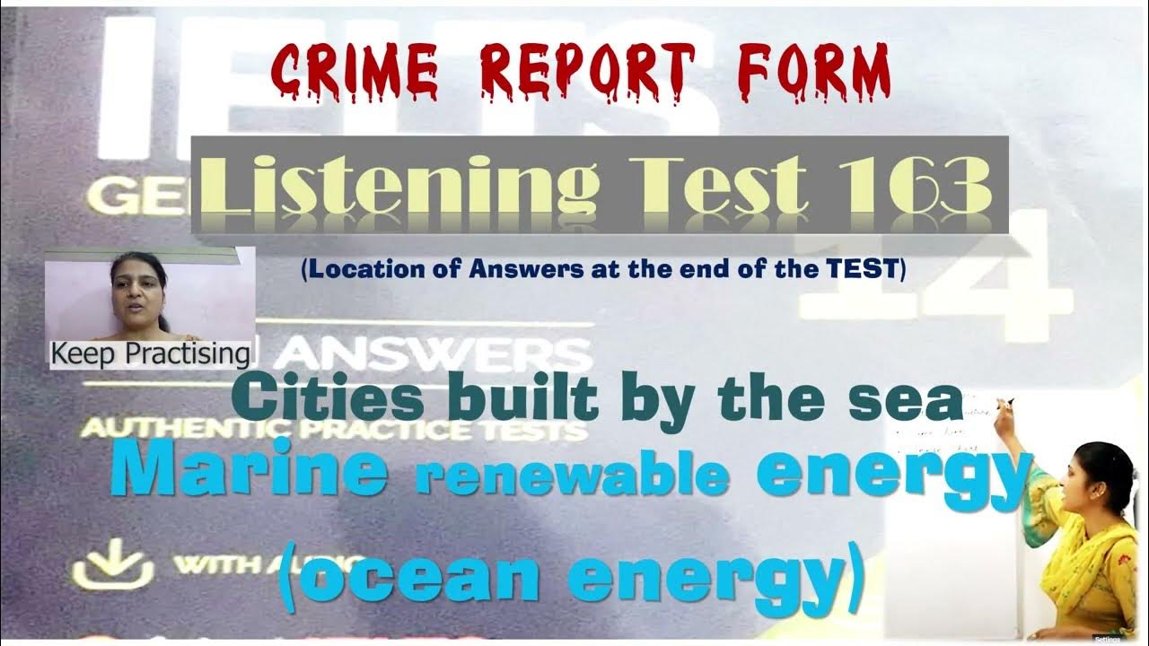 Crime Report Form Listening Number 163 Cities Built By The Sea YouTube crime-report-form-listening-number-163-cities-built-by-the-sea-youtube