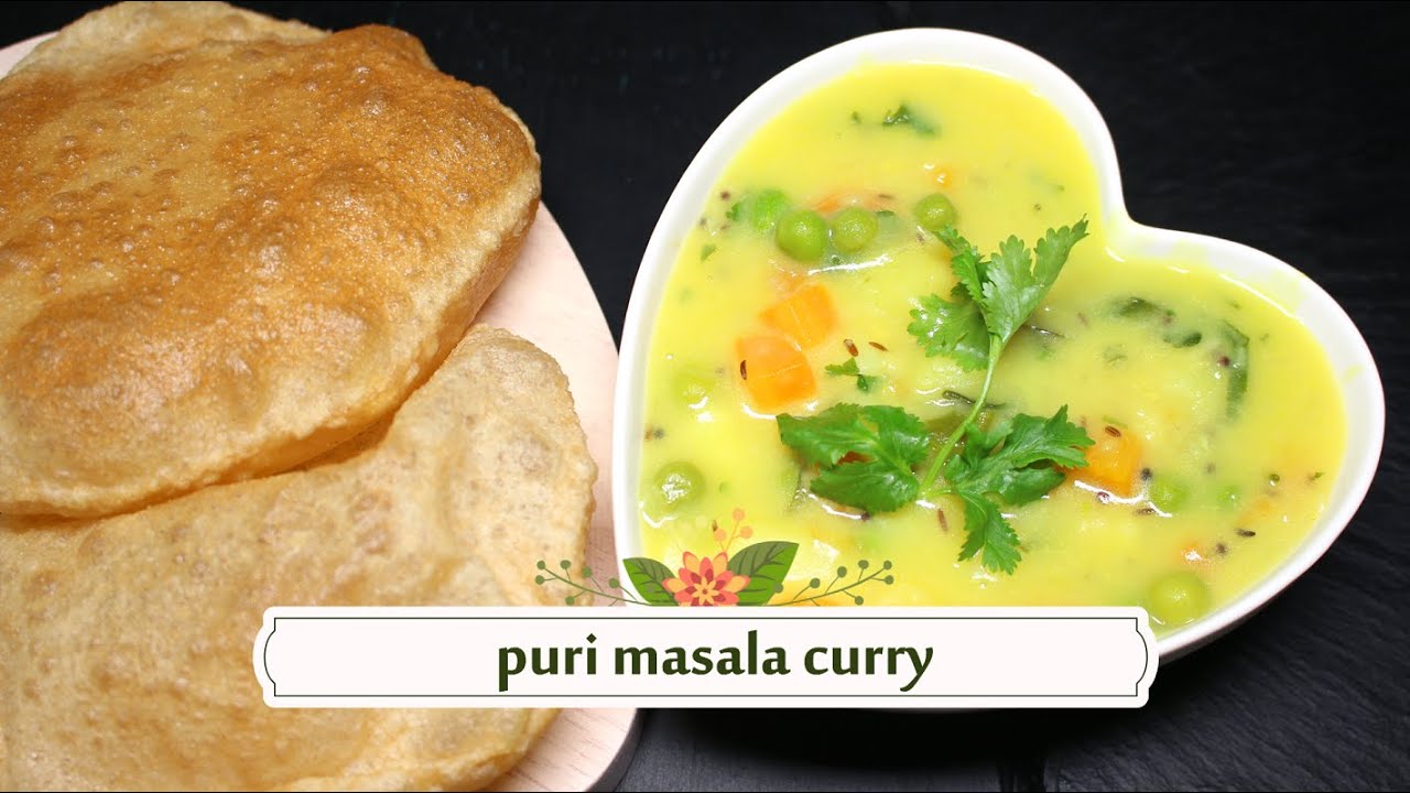 Puri Masala Curry Recipe | పూరి కూర | Cooking Scripts #cookingscripts ...