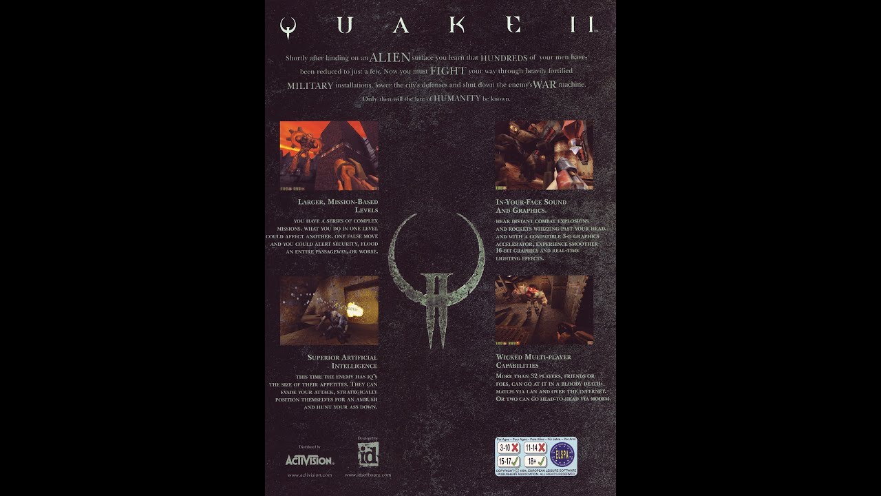 Quake 2 Music (Big Gun) with Opening - Gameplay and Ending - HD Quality ...
