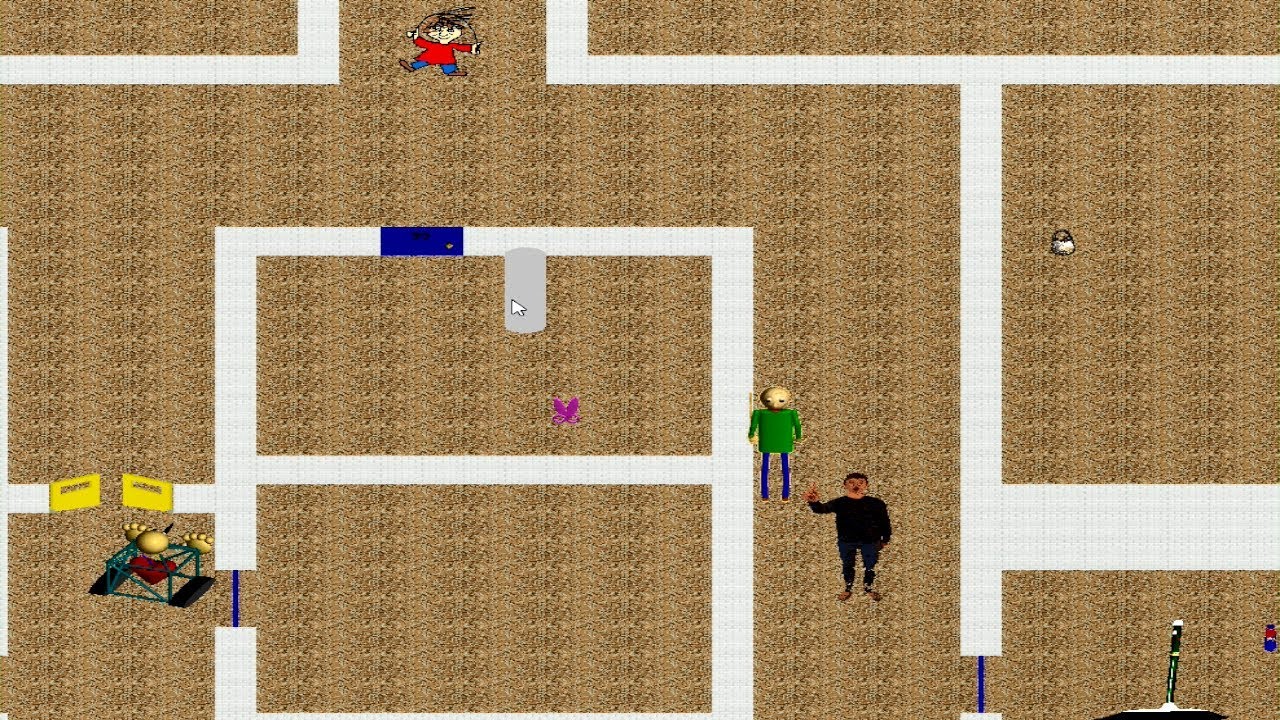 Baldi's Basics 2D Project - YouTube