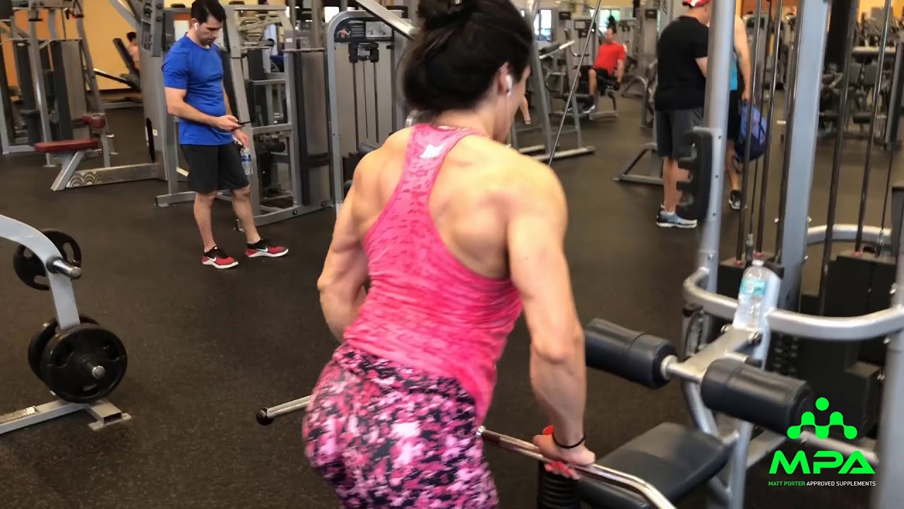 Work Your Back With IFBB Pro and MPA Sponsored Athlete Natalia Coelho ...