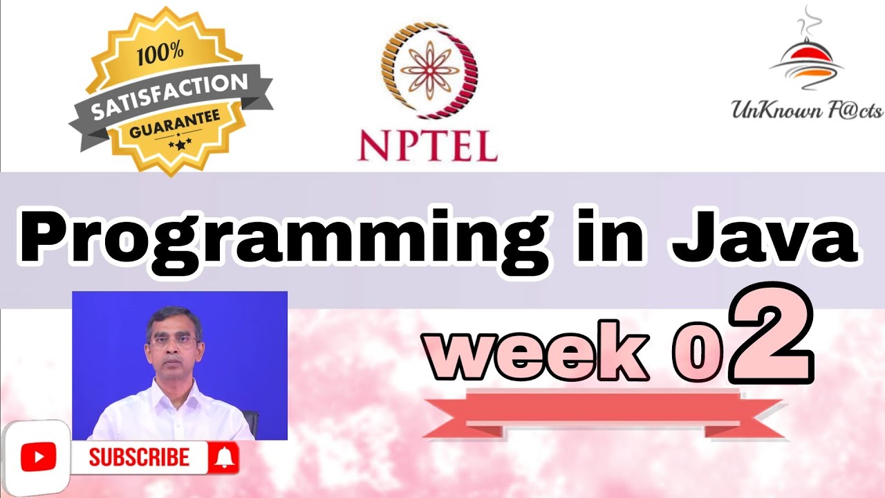 PROGRAMMING IN JAVA WEEK 2 ASSIGNMENT ANSWERS NPTEL 2024 l NPTEL #nptel #nptelanswer - YouTube