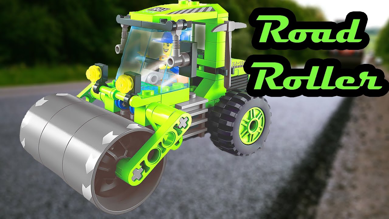 Enlighten City Road Roller 1104 speedbuild - YouTube