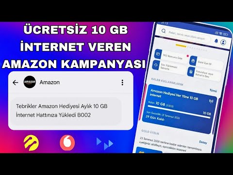 ÜCRETSİZ 10 GB İNTERNET KAMPANYASI TÜM HATLAR VODAFONE - TURKCELL | bedava internet 2026