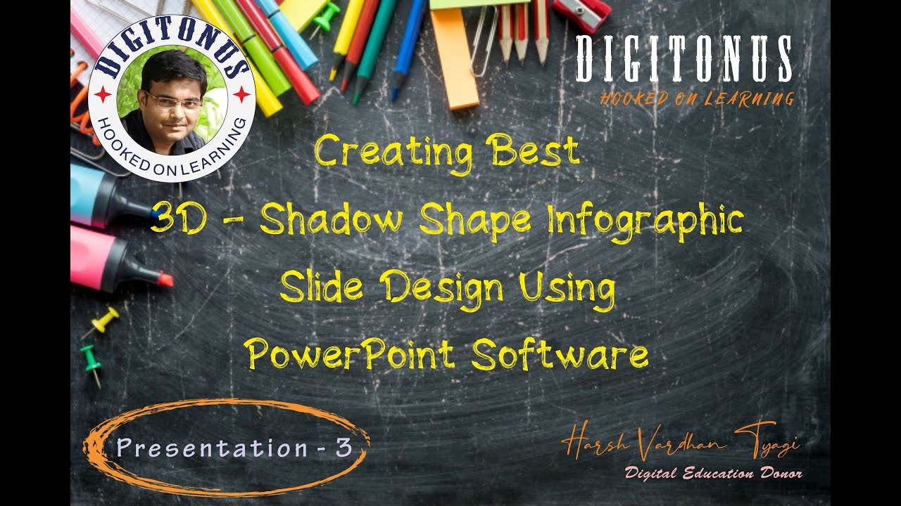 3.0 - Best 3D - Shadow Infographic Slide Design || By - HARSH VARDHAN ...
