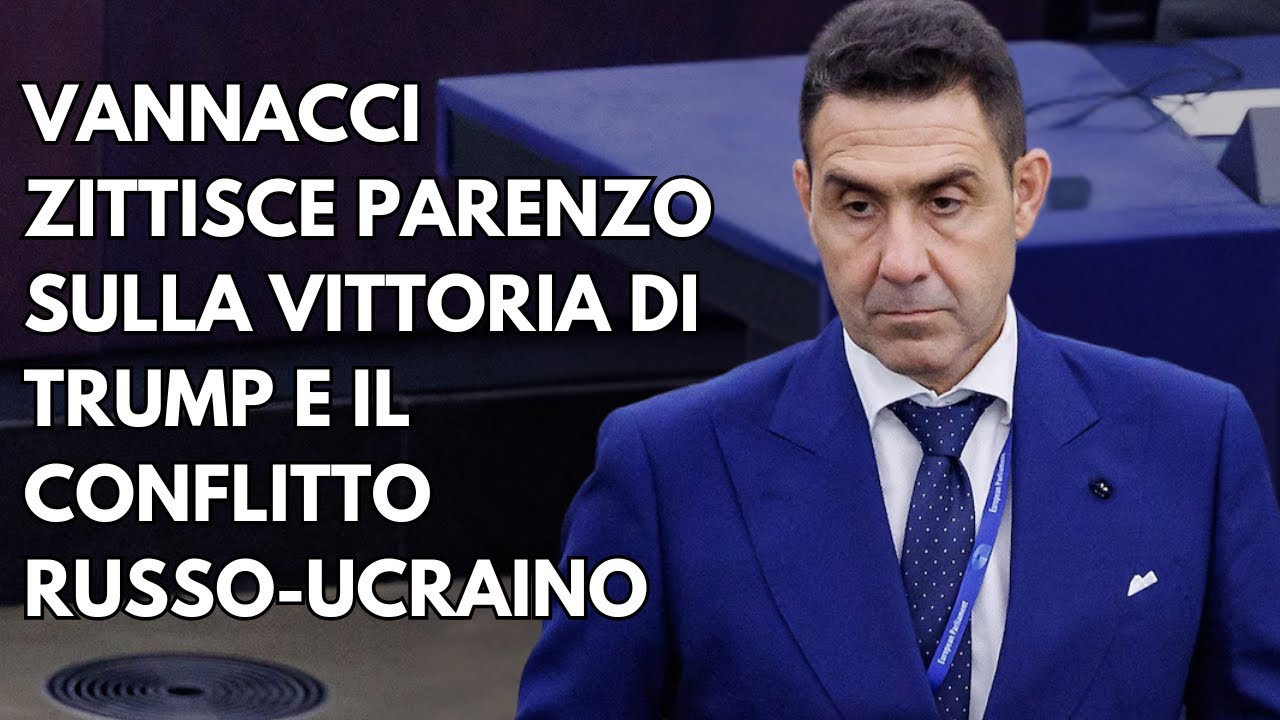 VANNACCI ZITTISCE PARENZO SULLA VITTORIA DI TRUMP 'LIVE REACTION ...