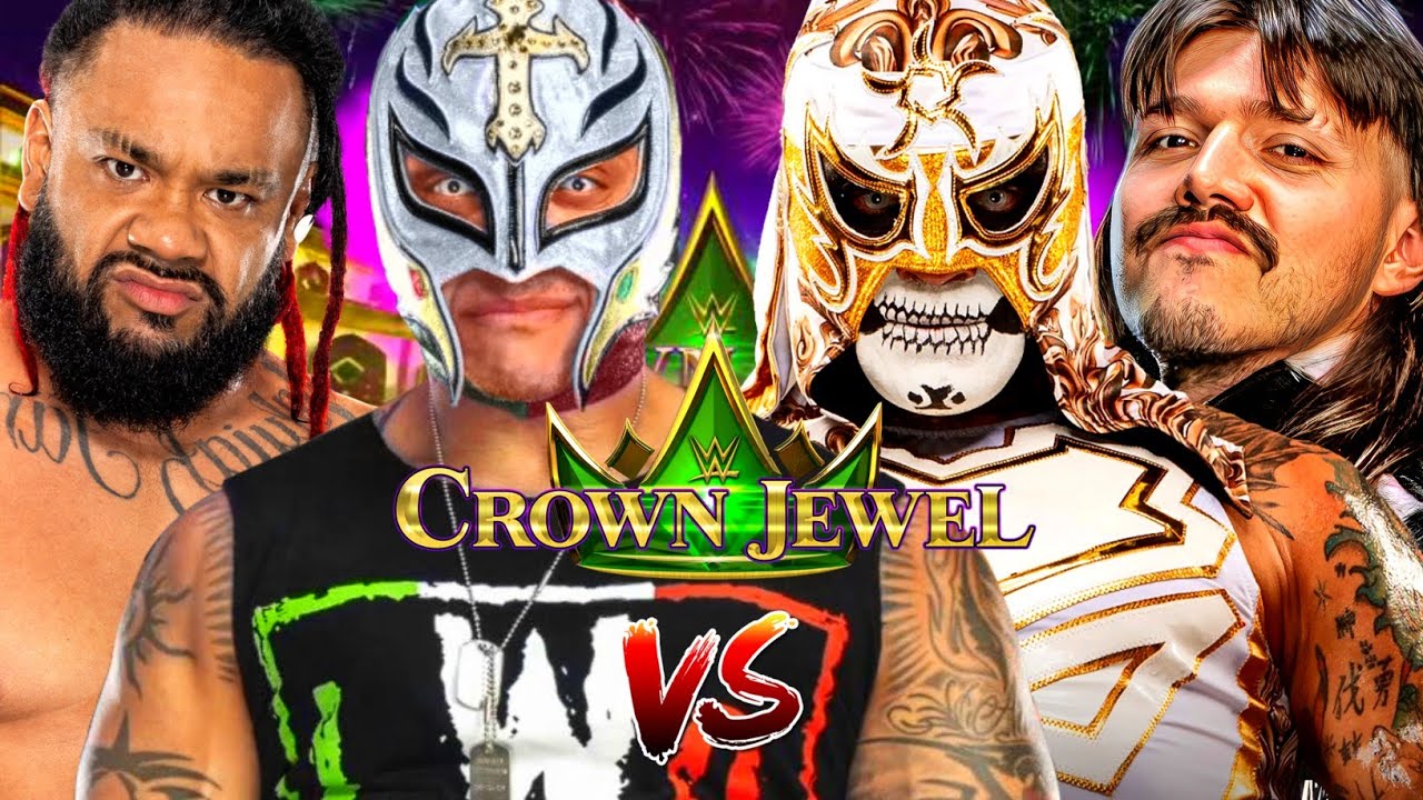 Jacob Fatu & Rey Mysterio Vs Penta & Dominik Mysterio | Crown Jewel ...
