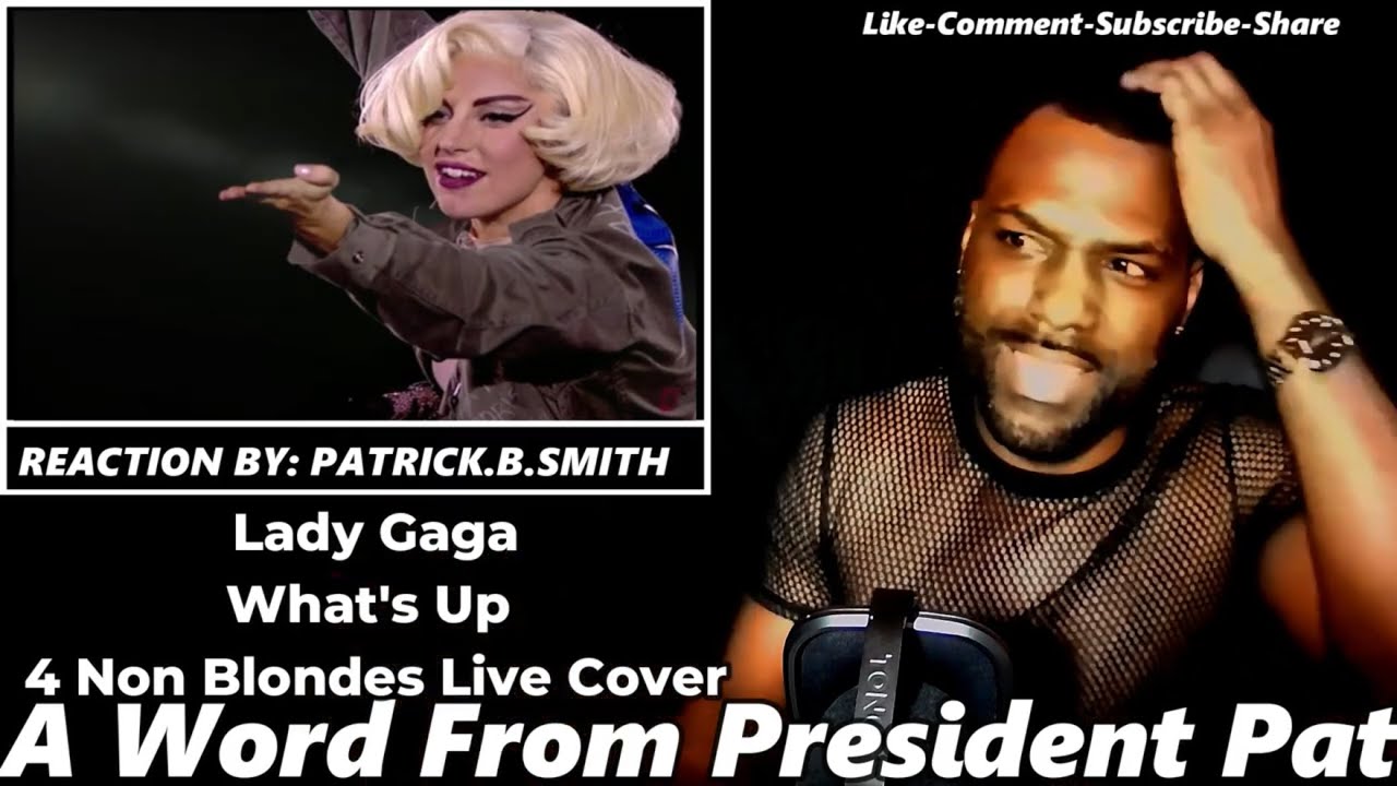 Lady Gaga | What's Up | 4 Non Blondes Live Cover-REACTION VIDEO - YouTube