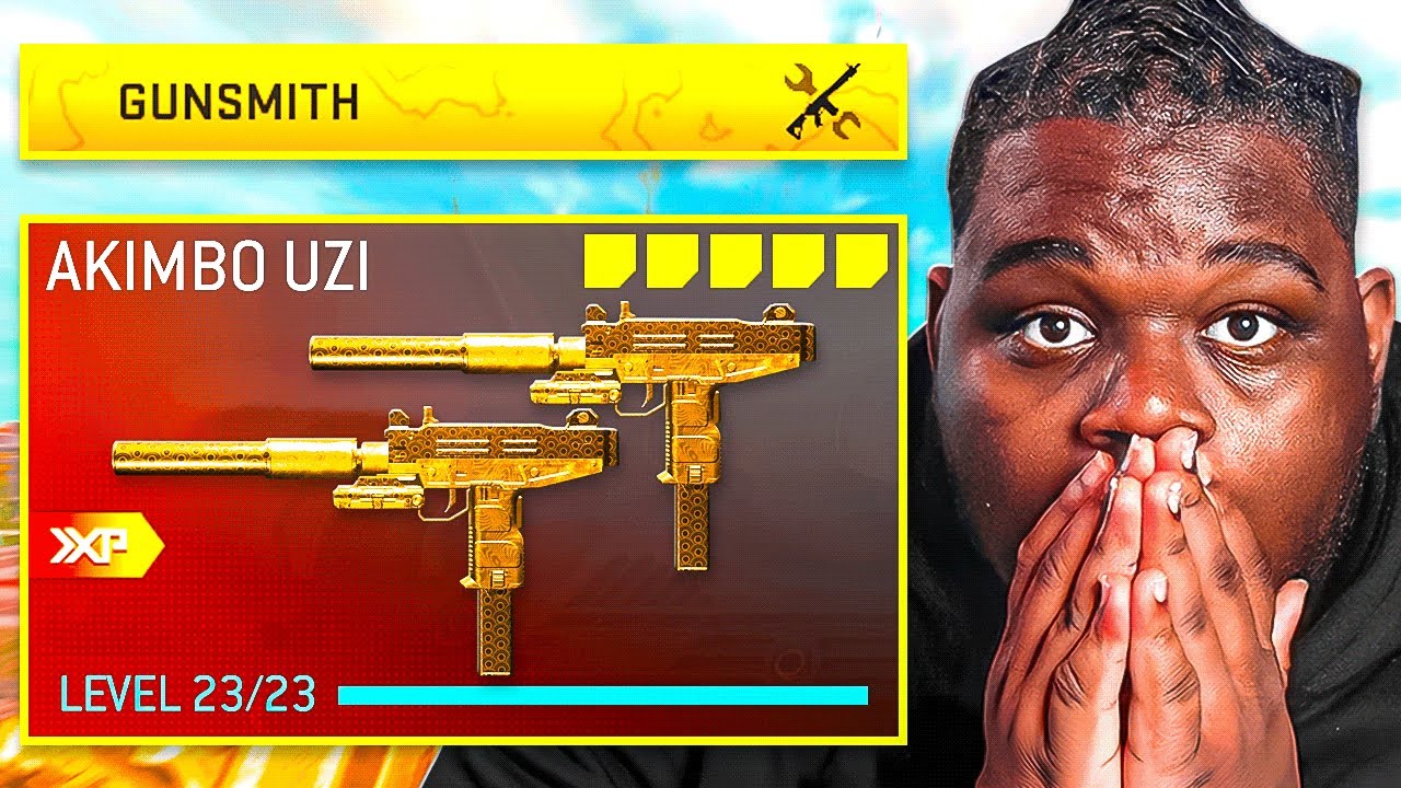 New HIDDEN AKIMBO UZI in Warzone! (BROKEN) - YouTube