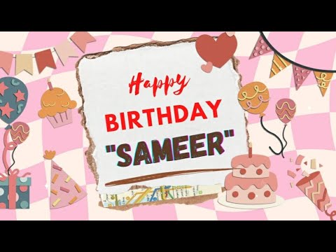 Sameer | Happy Birthday Sameer 🎂| Birthday wishes with Name | # ...